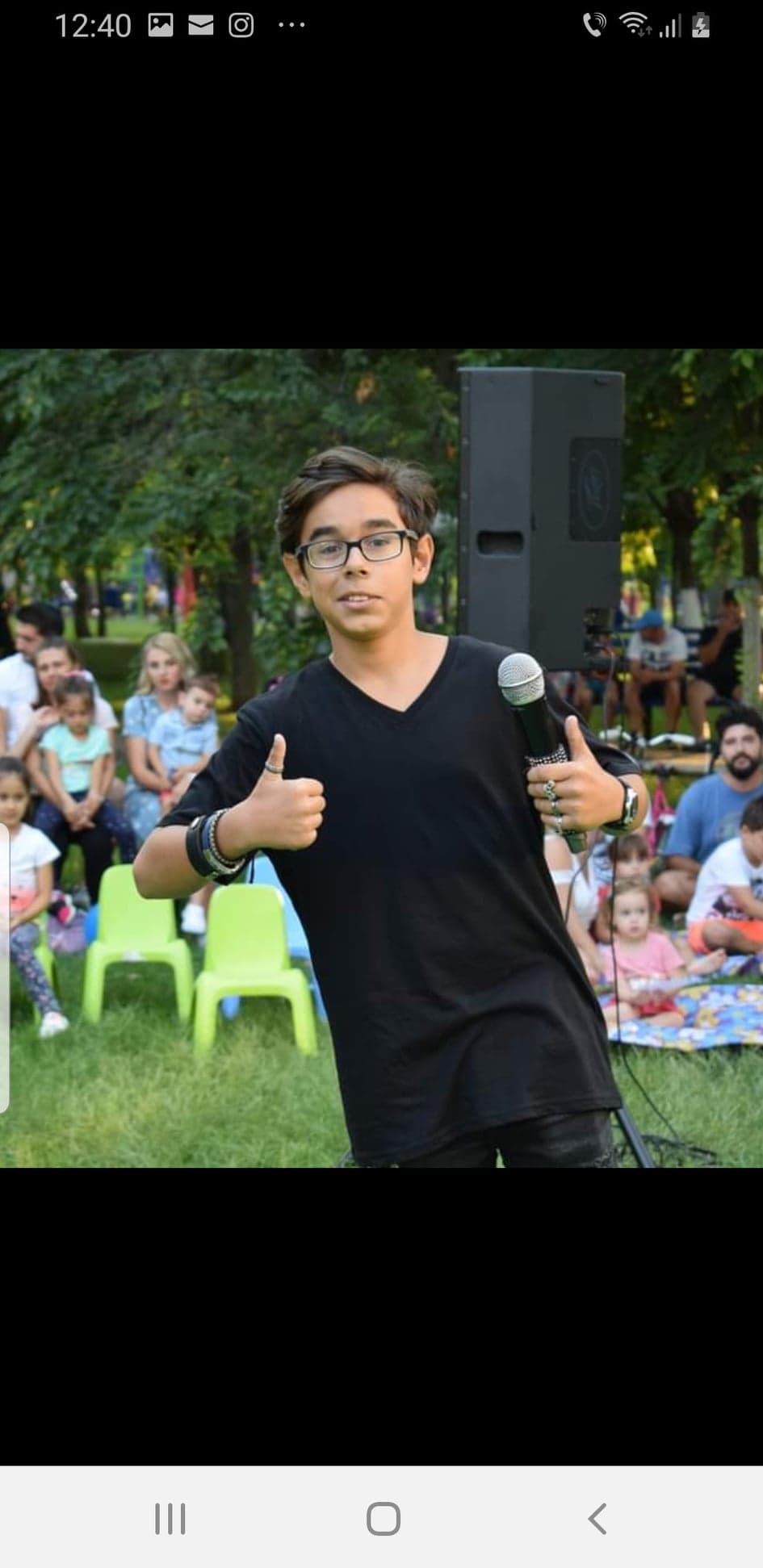 Luca Udateanu un jeune artiste de 15 ans qui tourne en international